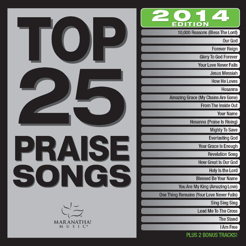 Top 25 Praise Songs 2014 Edition – MYPRAISE.STORE