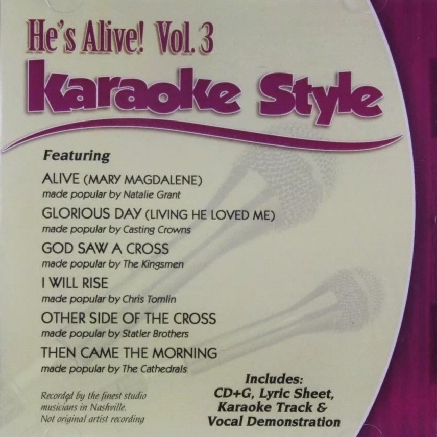 He's Alive! Vol.3 Karaoke Style – MYPRAISE.STORE