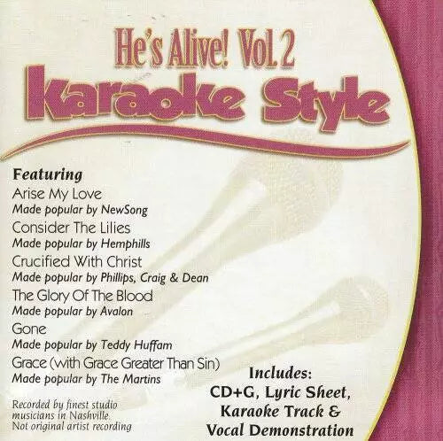 He's Alive! Vol. 2 Karaoke Style – MYPRAISE.STORE