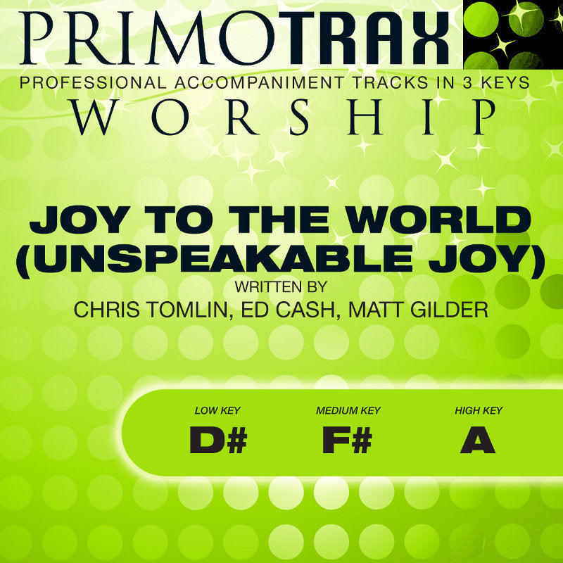 Joy To The World (Unspeakable Joy) – MYPRAISE.STORE